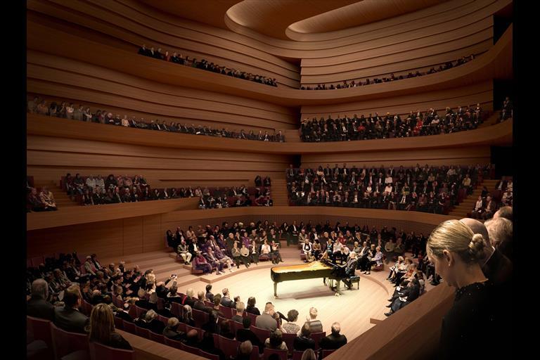 Chipperfield unveils Edinburgh's first concert hall for 100 years ...